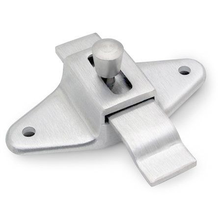 Oval Shape Latch w/Offset Cast Stainless Steel | All Partitions & Parts