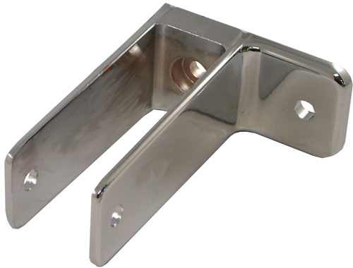 1.5" High One Ear Urinal Screen Bracket for 1" to 1 1/4" Thickness ...