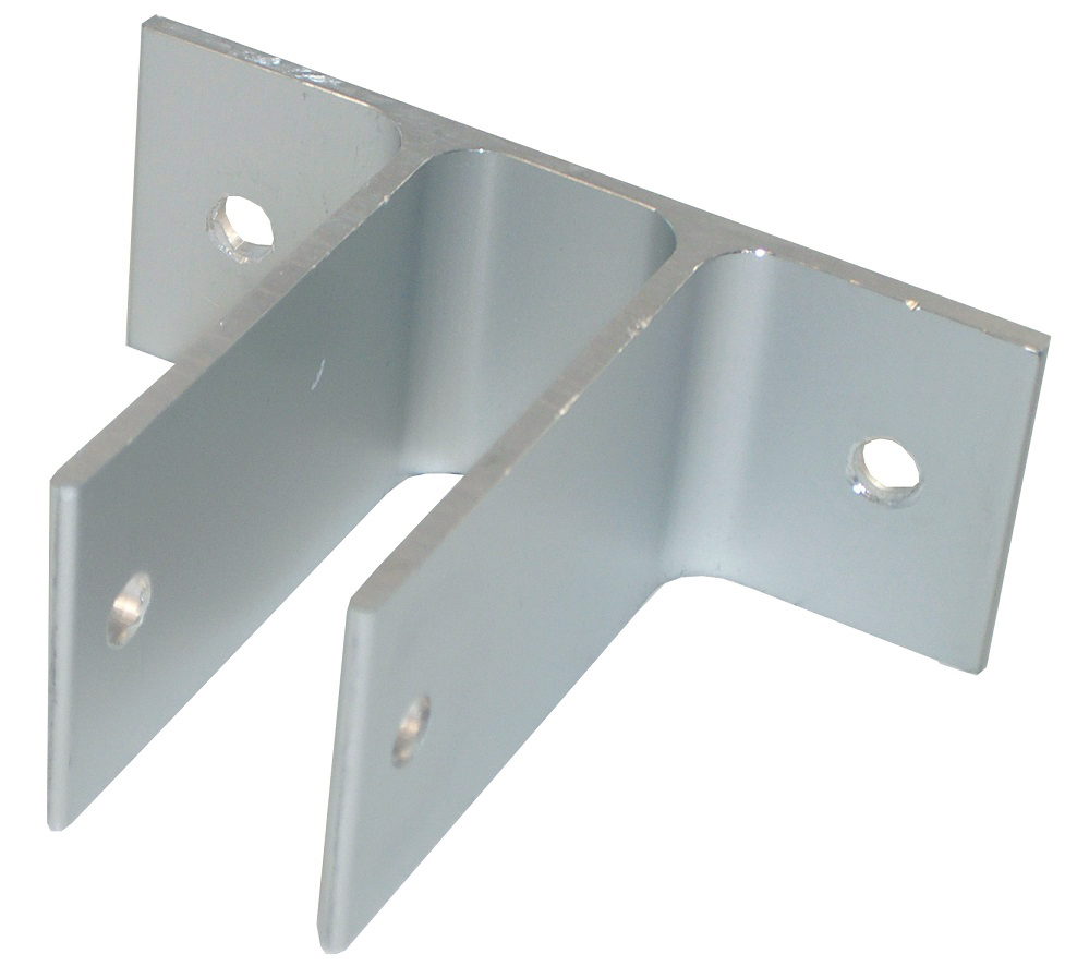 1.5" High 2 Ear Aluminum Bracket for 1" Thick Panels/Pilasters | All ...