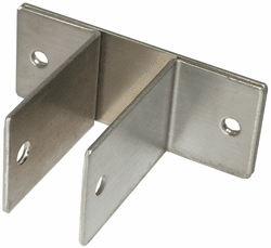 Stamped Stainless Steel Brackets | All Partitions & Parts
