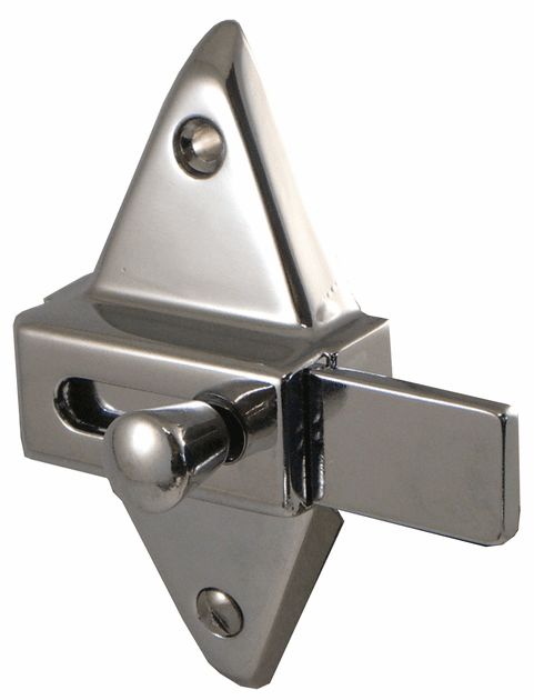 Restroom Stall Door Latch: Diamond Shape Slide Bolt Latch | All Partitions