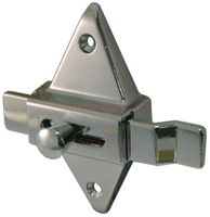 Restroom Stall Door Latch: Diamond Shape Slide Bolt Latch | All Partitions