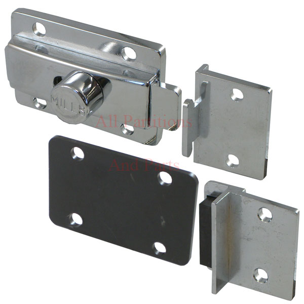 Solid Plastic Latch, Keeper, Stop Kit | All Partitions & Parts