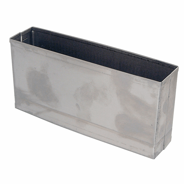 Square Edge 3" High Pilaster Shoe 1.25" Thick | All Partitions & Parts