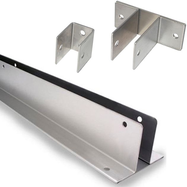 Stamped Stainless Steel Brackets | All Partitions & Parts