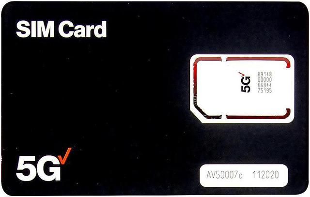 Verizon 5G LTE Nano Sim Card