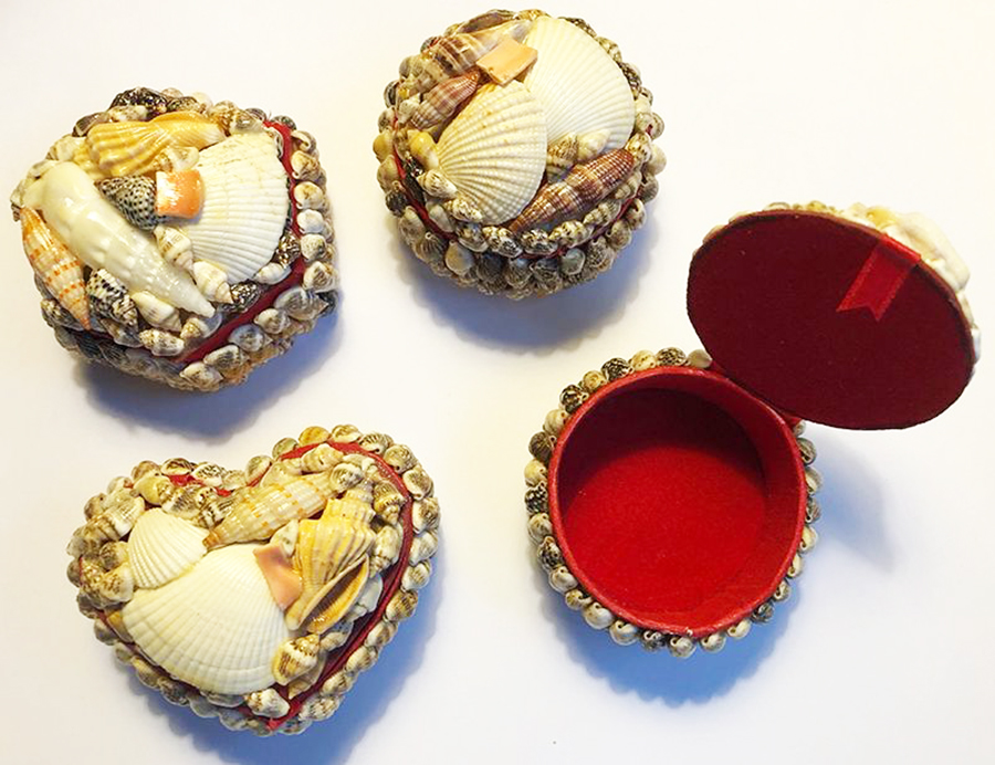 Gifts Keepsake Shells Boxes