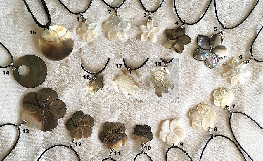 Mother of Pearl Shell Necklaces