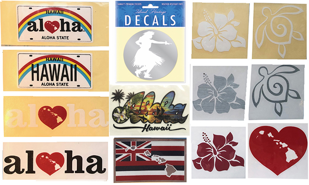 Aloha Decal Stickers "Free Shipping"
