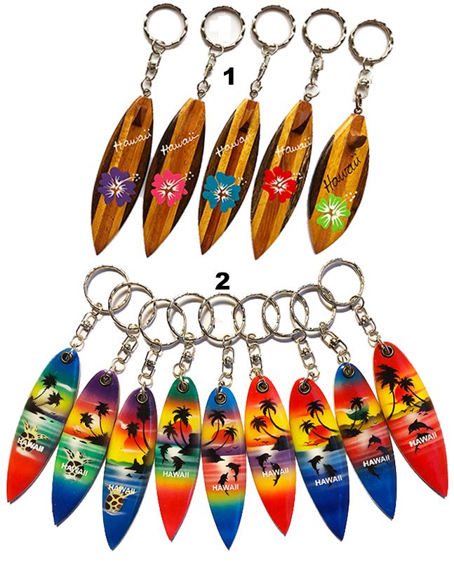 Surfboard Shape Key Chains