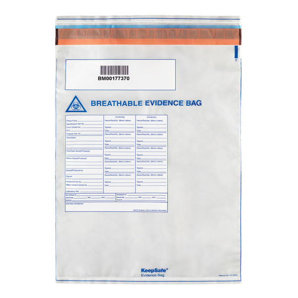 KeepSafe breathable evidence bag is made especially