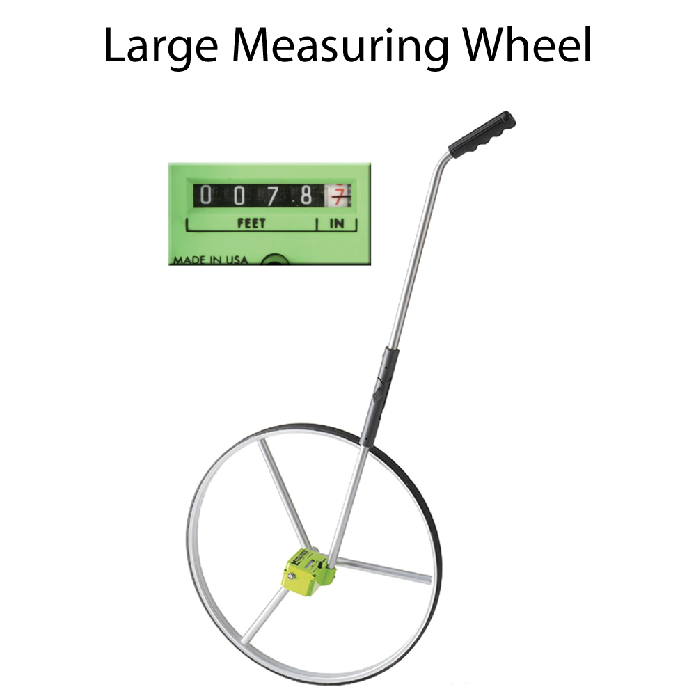 Large Measuring Wheel consists of expandable handle