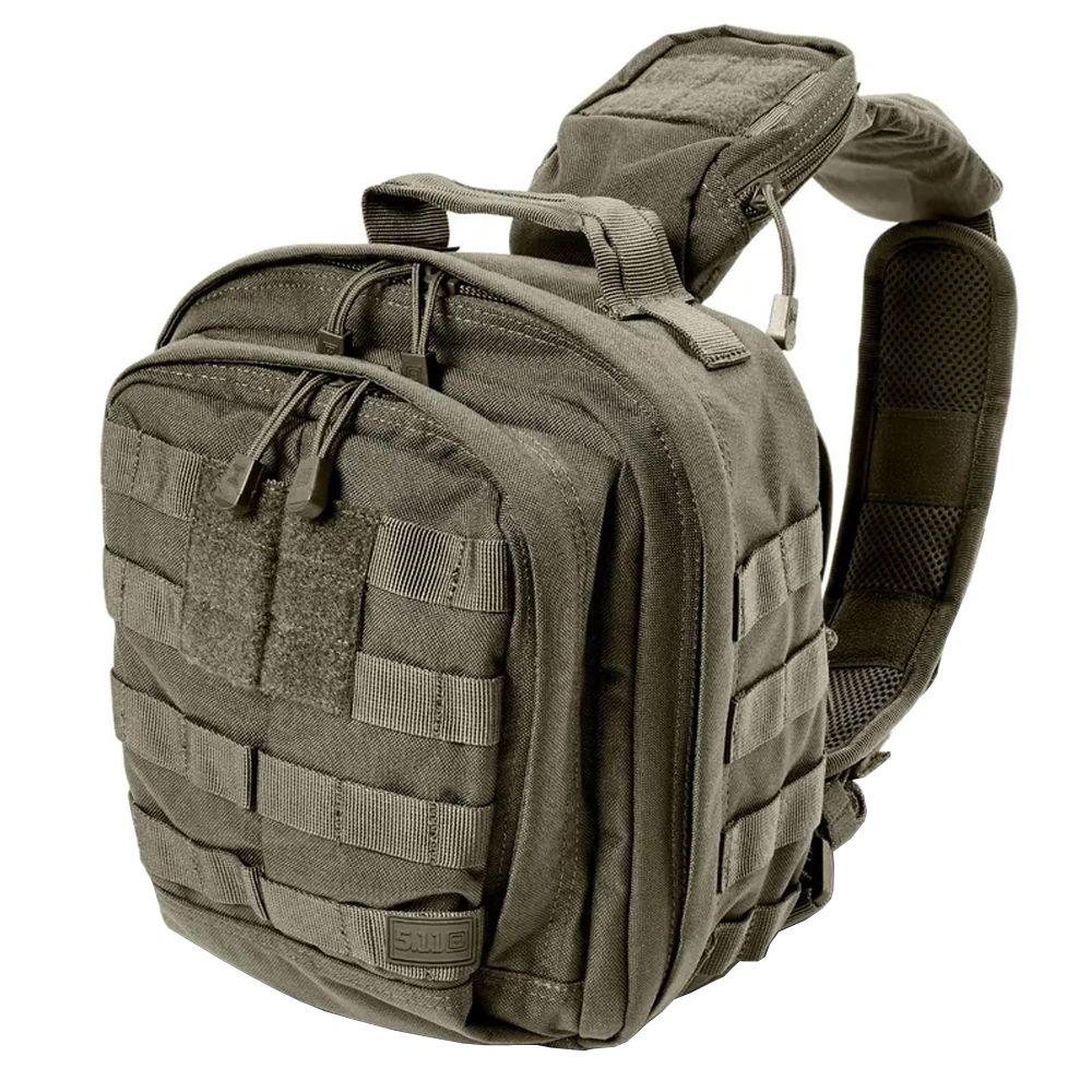 The 5.11 Rush MOAB is a fully ambidextrous, high-performance sling pack ...