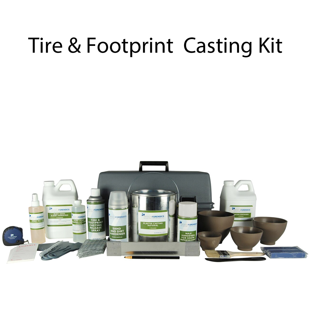 Advanced Tire and Footprint Plaster Casting Kit
