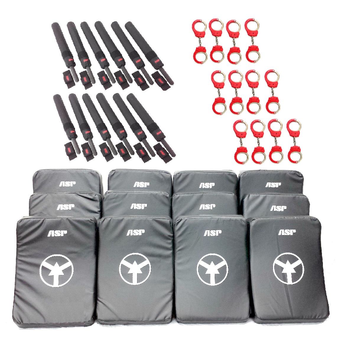 ASP Bags, Batons & Handcuffs Training Package 12-Pack