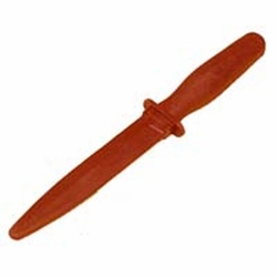 ASP Red Rubber Training Knife are used in scenario