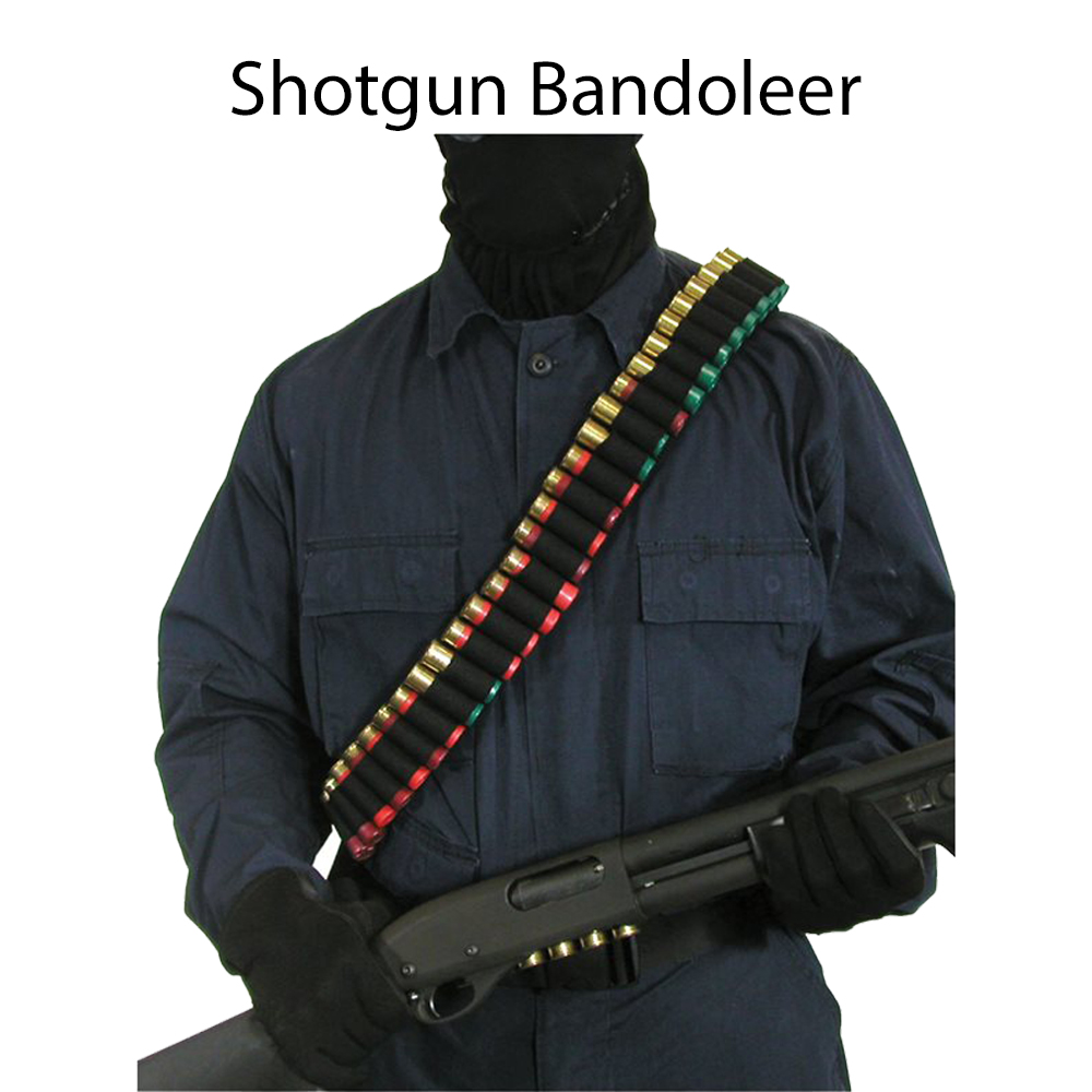 Blackhawk Shotgun Bandoleer comprises of 55 elastic