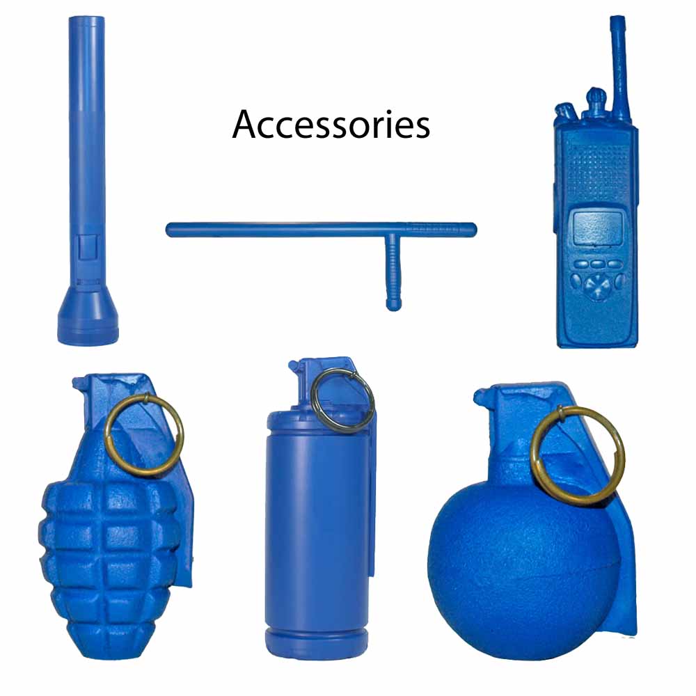 Blue Training Accessories for Law Enforcement Training