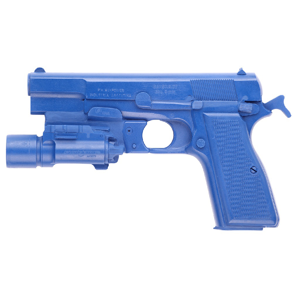 Browning Hi-Power C&L with X300 Tac light Blue Training Gun