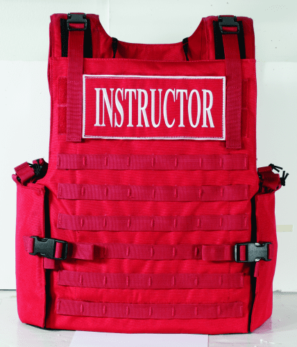Red Instructor Armor Carrier Vest
