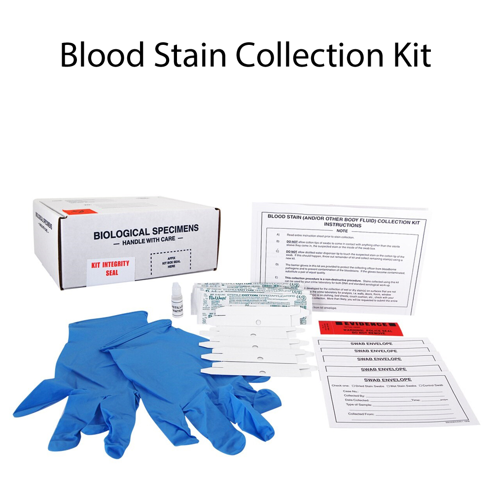 DNA Blood Stain Specimen Collection Kit is an extremely