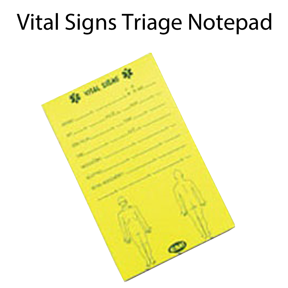 EMI Vital Signs Triage Notepad Pack of 30