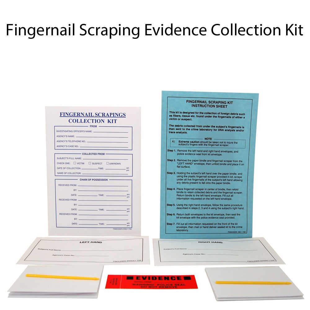 Fingernail Scraping Evidence Collection Kit