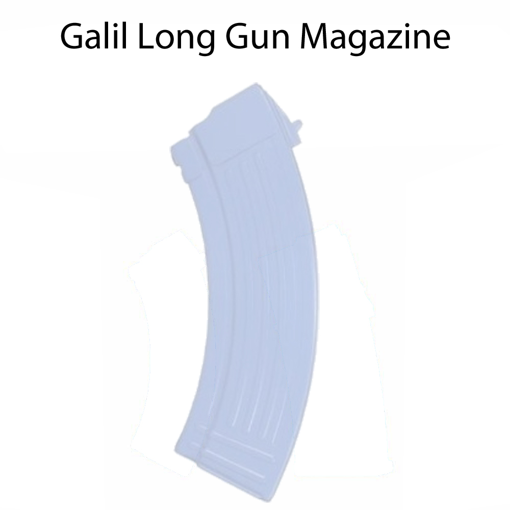 Blue Training Long Gun Magazines feature detailed