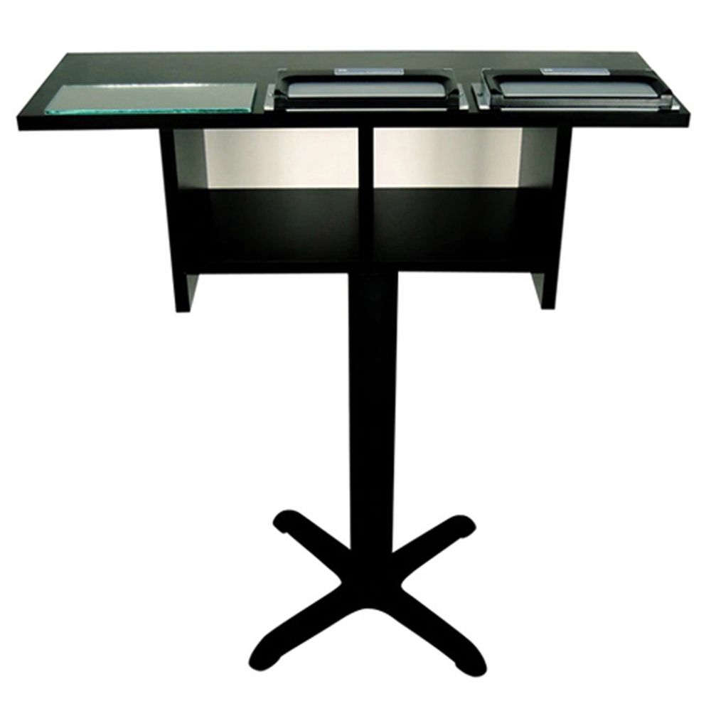 Glass Slab Fingerprinting Stations hold multiple