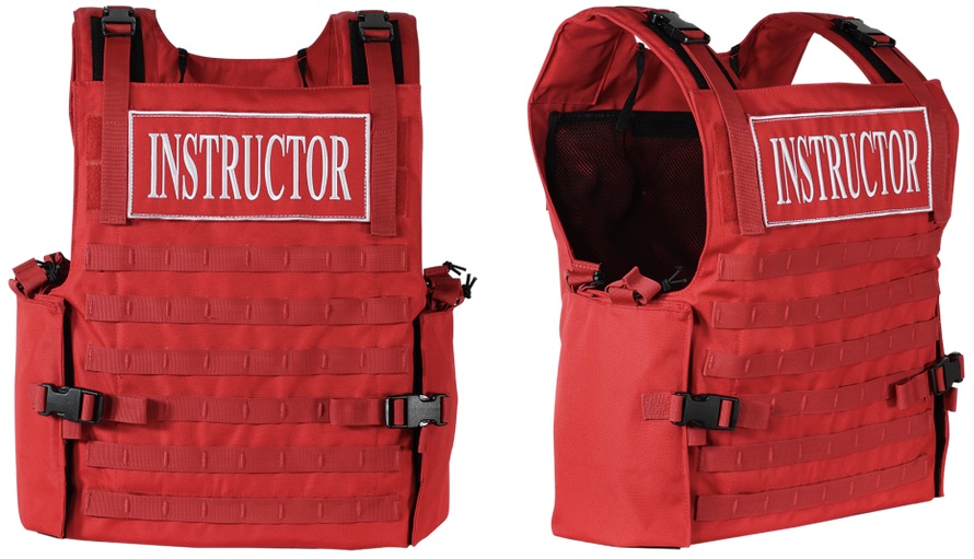 Red Instructor Armor Carrier Vest