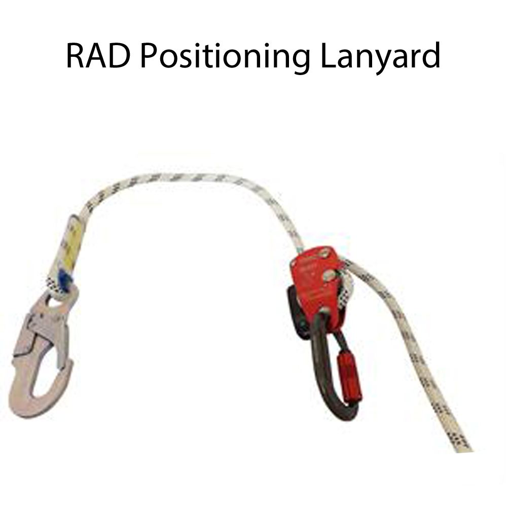 ISC RAD Positioning Lanyard features a lightweight