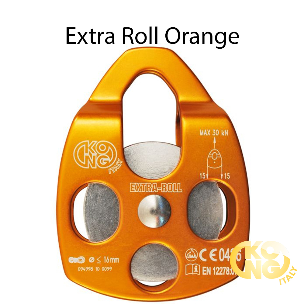 Kong Extra Roll Single Sheave Aluminum Pulley
