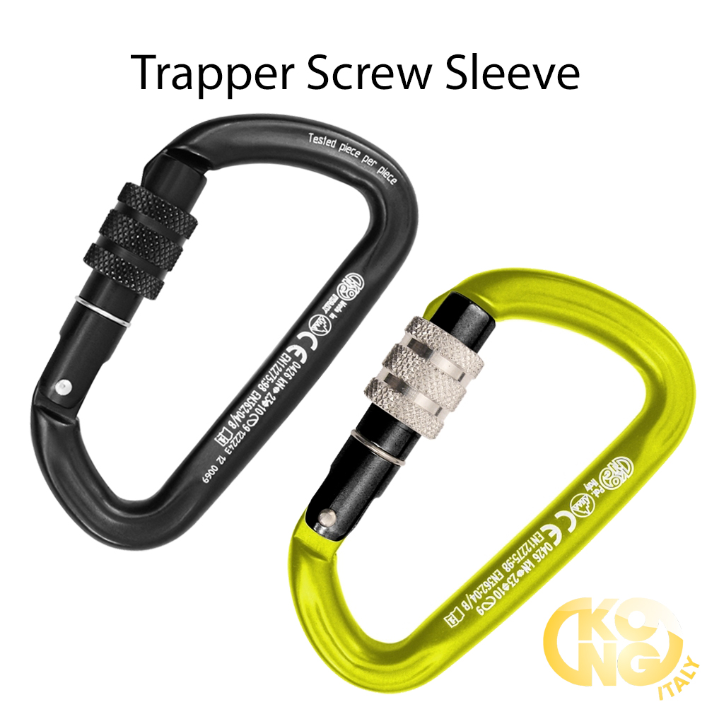 Kong Trapper Screw Sleeve Carabiner