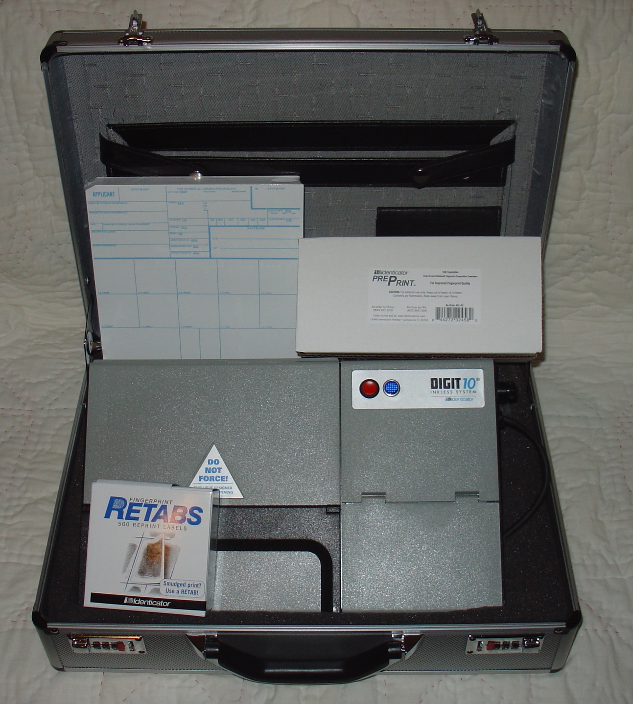 Alternate Force LE-10 Inkless Fingerprinting System Kit