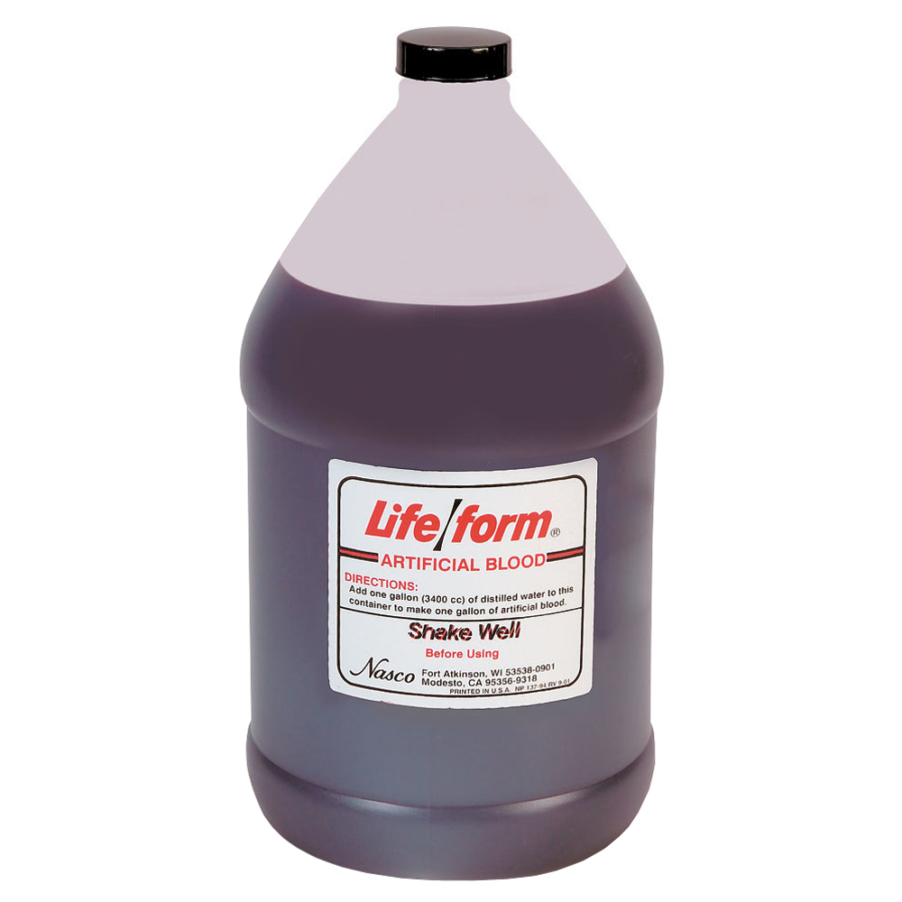 Life/form Blood 1 Gallon Container and Mix