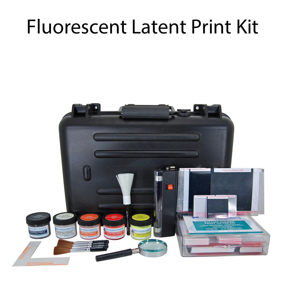 Master F5l Fluorescent Latent Print Kit includes