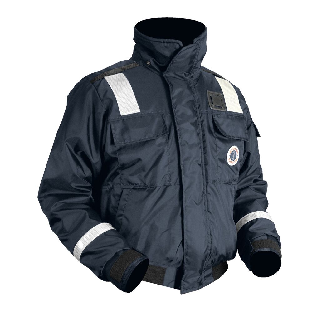 Mustang Survival Bomber Jacket with Solas Reflective Tape is designed ...