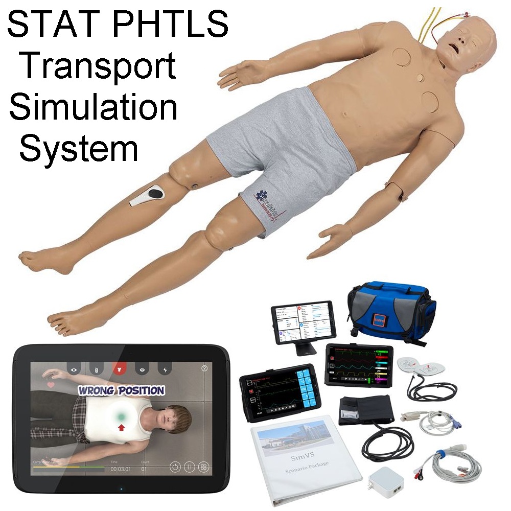Simulaids STAT PHTLS Transport Simulation System is a training system ...