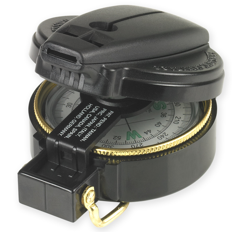 NDuR Lensatic Compass with Whistle 6 Pack