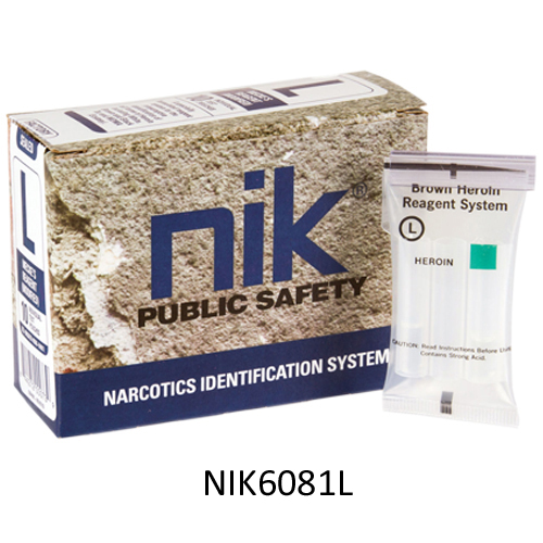 NIK Narcotics Field Drug Test Kits.
