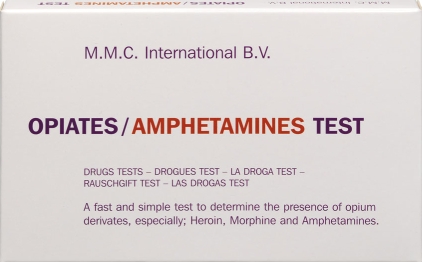MMC Opiates/Amphetamines Drug Test Kit A - K is used for the ...