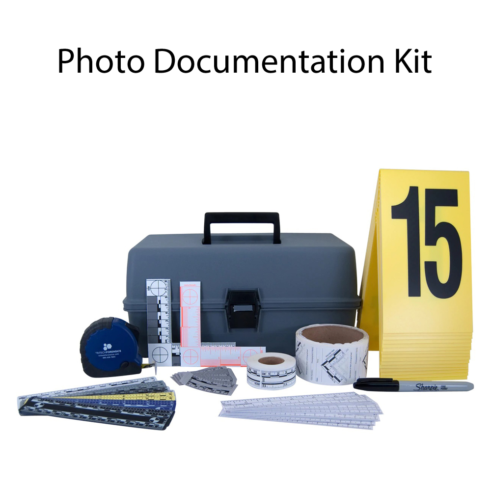 Photo Evidence Documentation Kit provides the investigators