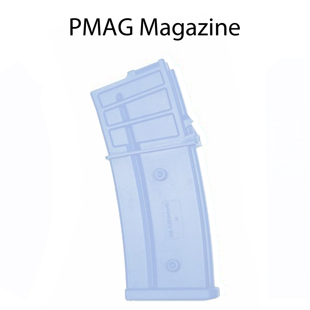 Blue Training Long Gun Magazines