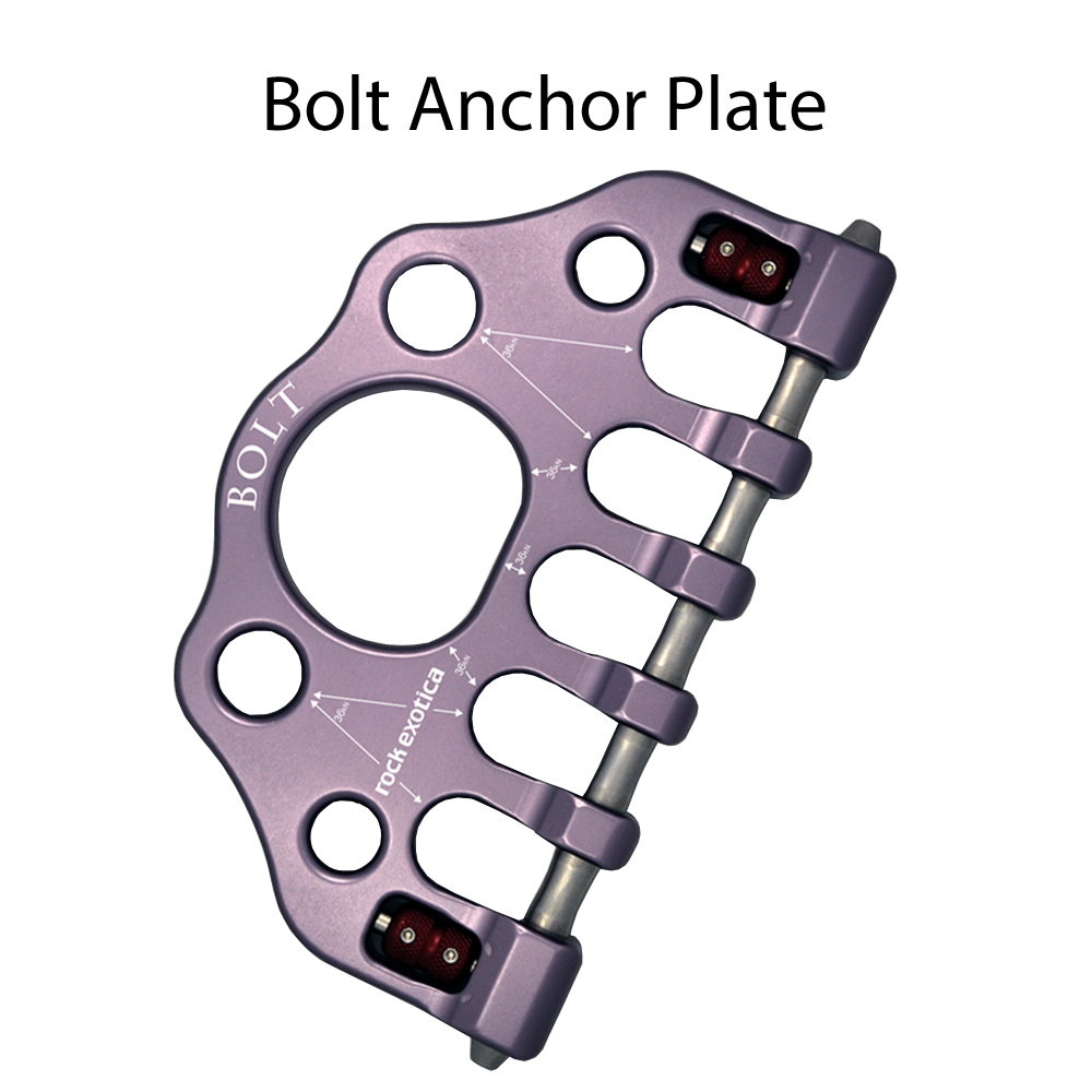 Rock Exotica BOLT Anchor Plate is a specialized rigging
