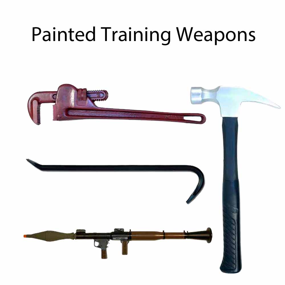 Painted training weapons from BlueGun are different
