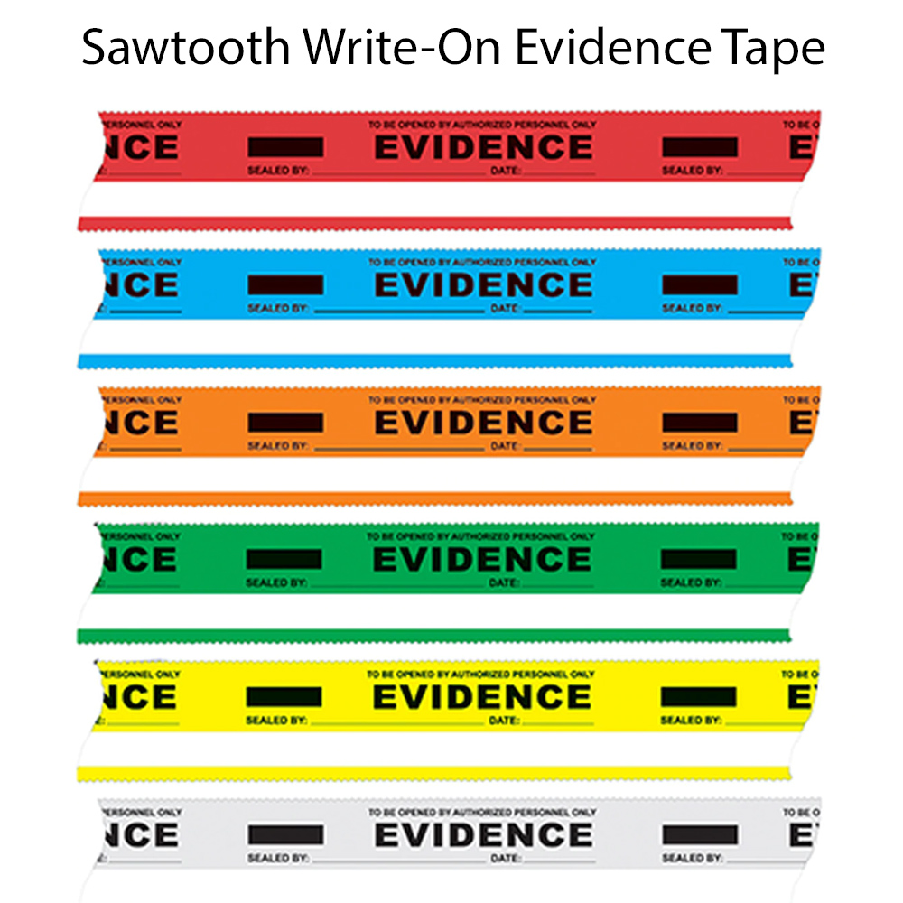 Sawtooth Write-On Evidence Tape eases the process