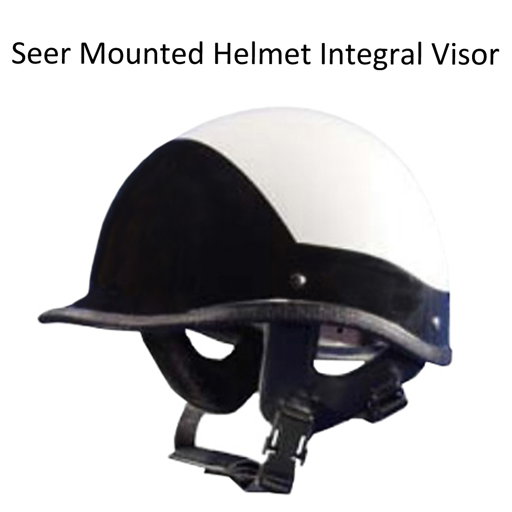 Seer Mounted Helmet with Integral Visor has advanced fiberglass outer ...