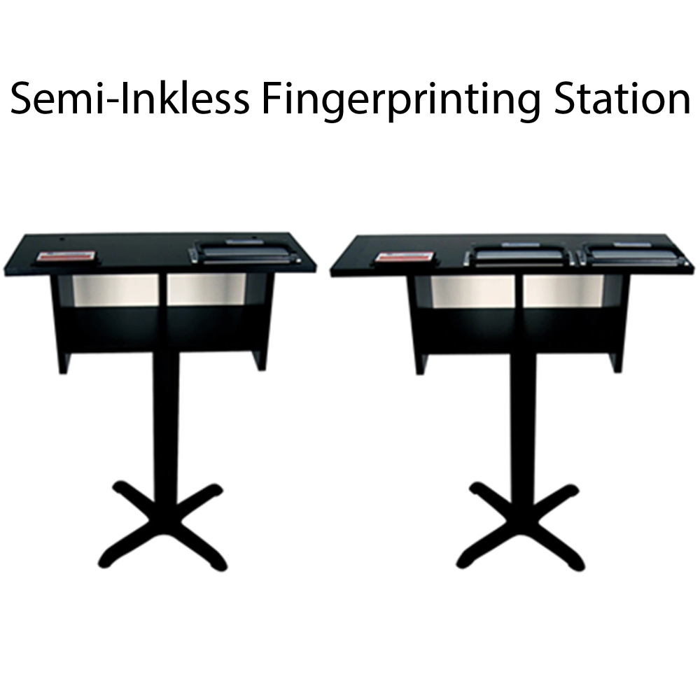 Semi-Inkless Fingerprinting Station