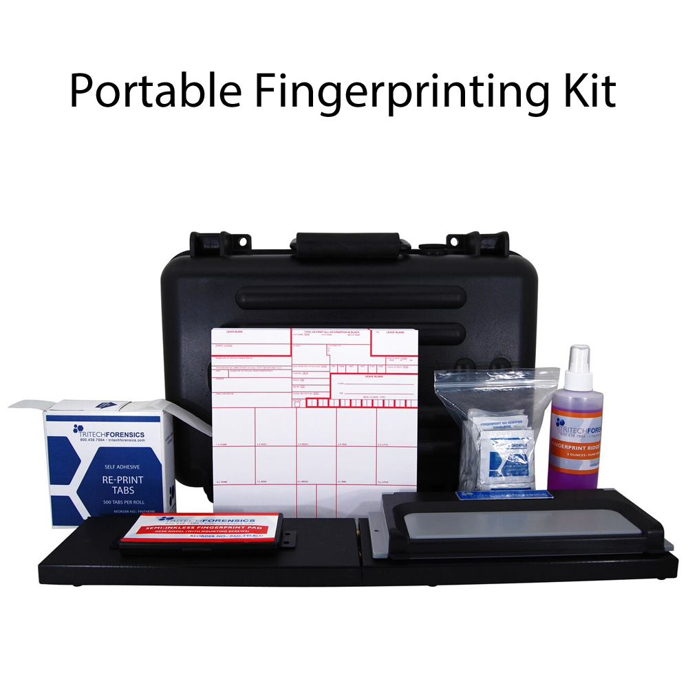 Semi-Inkless Pad Master Portable Fingerprinting Kit