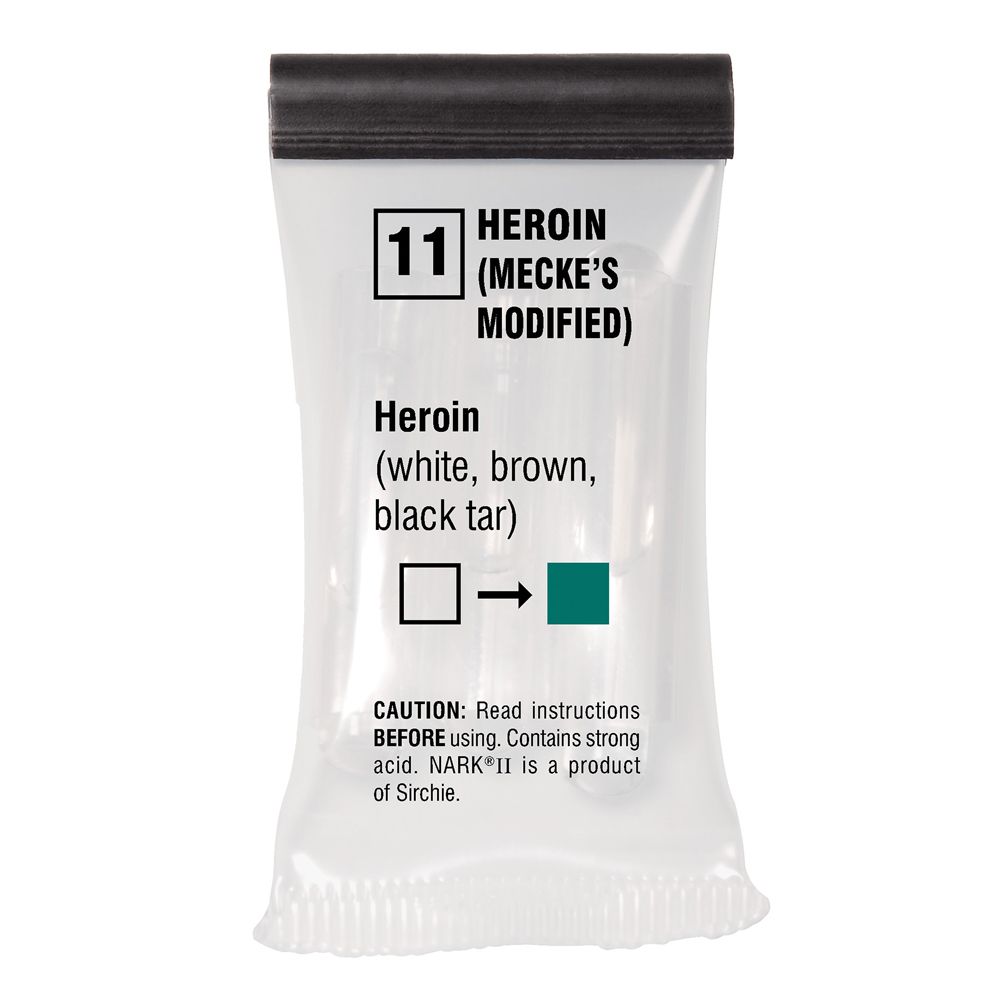 NARK II Meckes Modified Reagent Test Kit for All Heroin